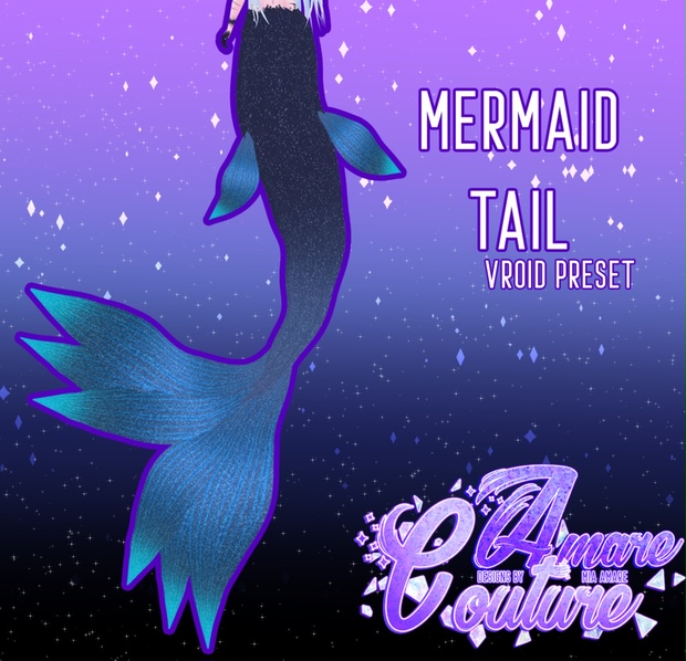 [AC] MERMAID TAIL VROID PRESET - kartikakhaos - BOOTH