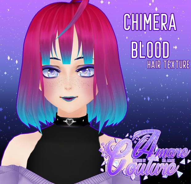[AC] CHIMERA BLOOD HAIR TEXTURE - kartikakhaos - BOOTH