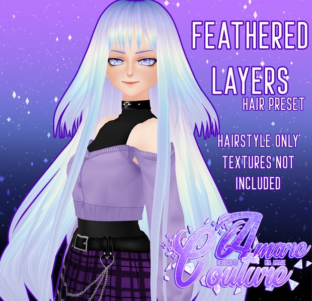 [AC] FEATHERED LAYERS HAIR PRESET - kartikakhaos - BOOTH