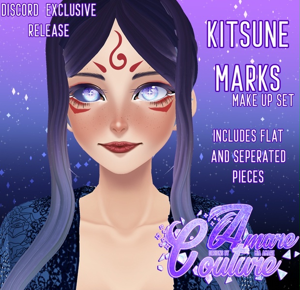 [AC] KITSUNE MARKS SKIN DETAILS - kartikakhaos - BOOTH