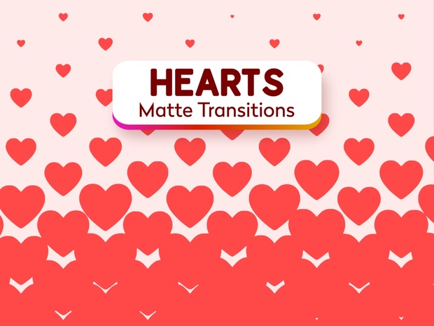 Heart Matte Transitions: Romantic Animated Stream Assets (mp4 download ...