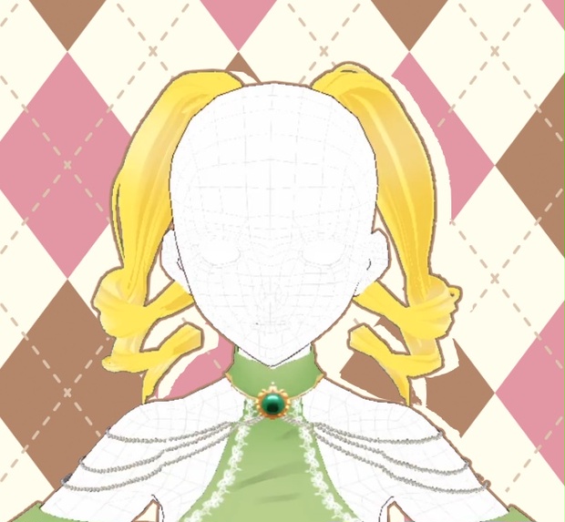 Spiral Twin Tails Curly Hair Preset for Vroid Studios - ArgamaWitch - BOOTH