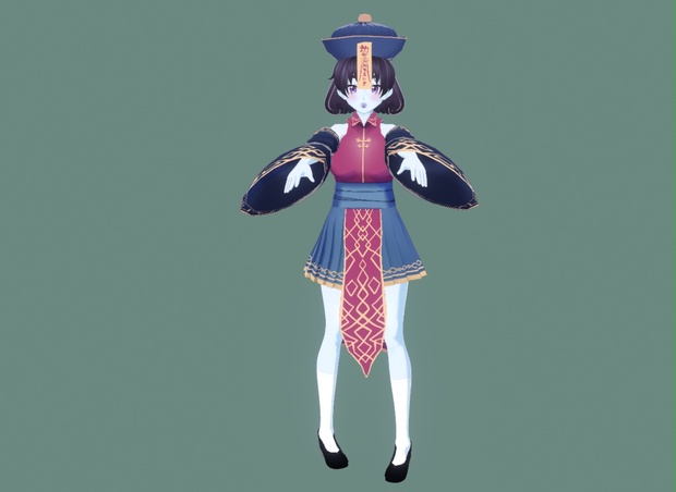Jiangshi Model Vroid - ArgamaWitch - BOOTH