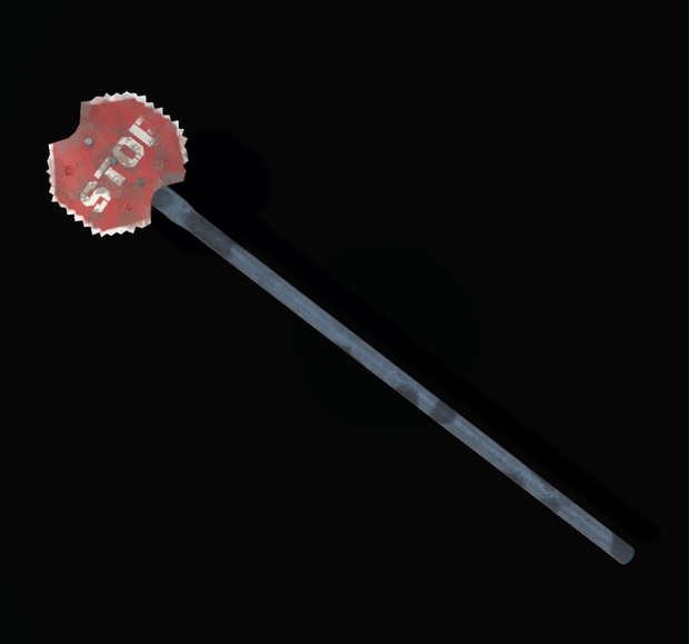 Scrap Sign Axe - Water Zero - BOOTH