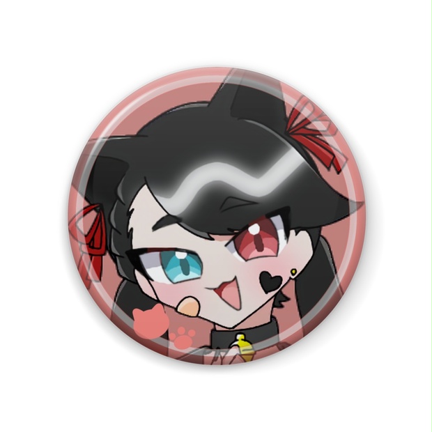 缶バッジ 猫メイドver. - KUOU’s MARKET🐺♥️🛍 - BOOTH