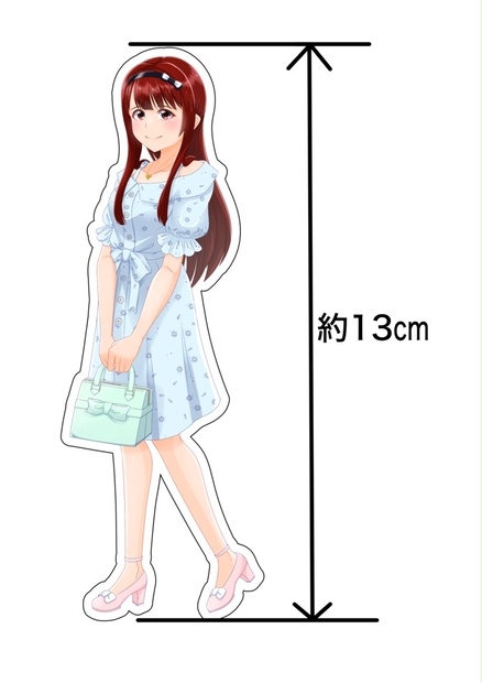 お出かけアクリルキーホルダー（夏仕様）_ISF10 - スイーツ製銅所 - BOOTH