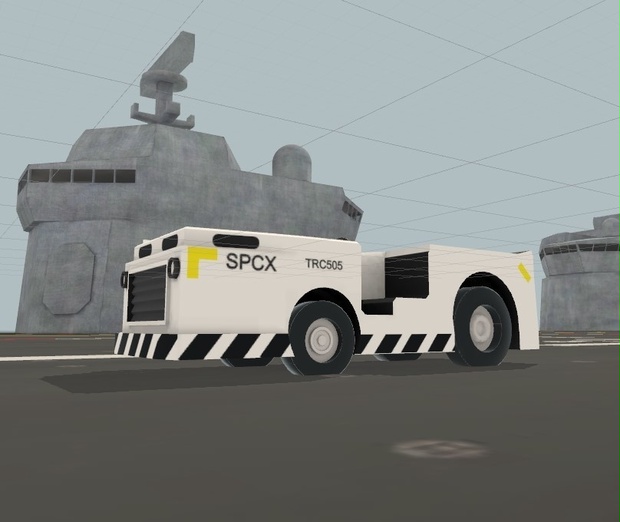 FREE] Simple Aircraft Towing Car (Tug) - 5sori - BOOTH