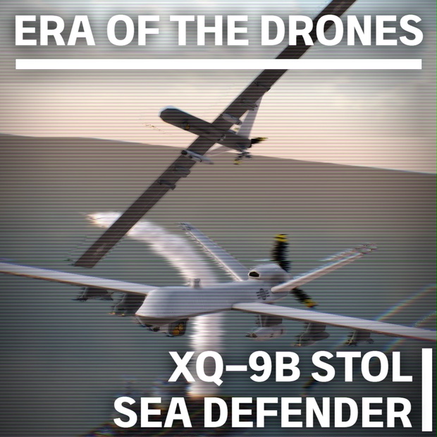 VRChat用] XQ-9B Sea Defender (UCAV) - 5sori - BOOTH