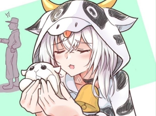 Cow design Cat girl Vrm file - TabbyX Vrm - BOOTH