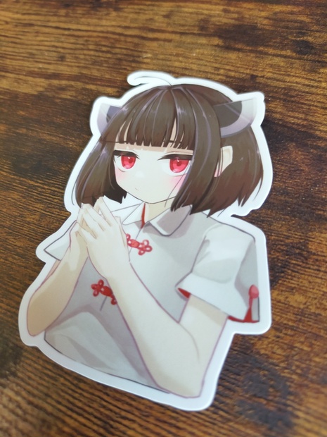 東北きりたんチャイナステッカー - uisk - BOOTH