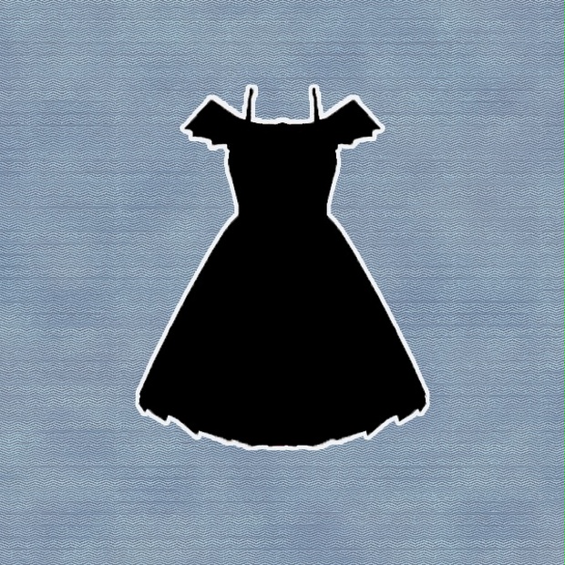 Vroid Goth Dress - efearka - BOOTH