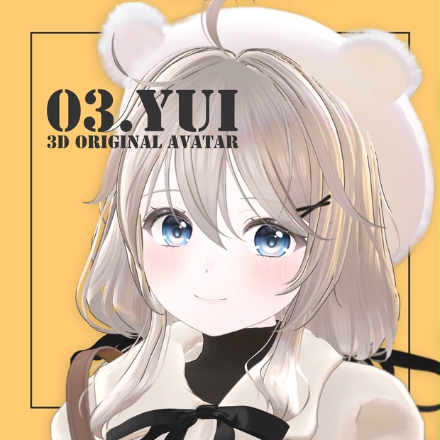 03.YUI [オリジナル3Dモデル] ver.1.02 - BKC__SHOP - BOOTH