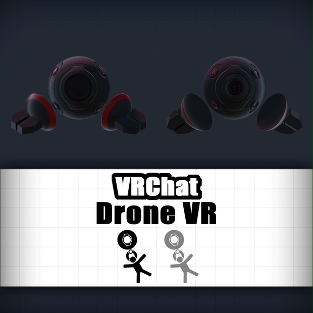【VRChat】 Drone VR - Blonix Prefabs - BOOTH