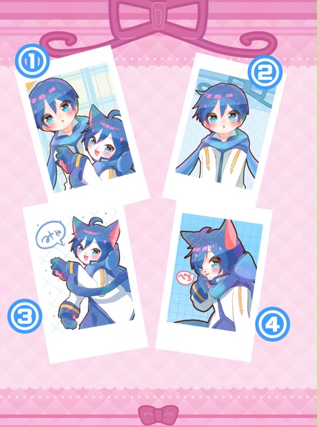 KAITO チェキ風カード - ゆるゆるぽん - BOOTH