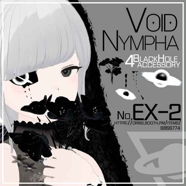 [Void_Nympha] BlackHole / Void Accessorie Set [空虚の花嫁] - ORBIS-SYSTEM - BOOTH