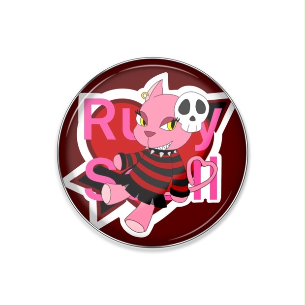 “ROCK CAT” Ruby Scull - kikyou-10 - BOOTH
