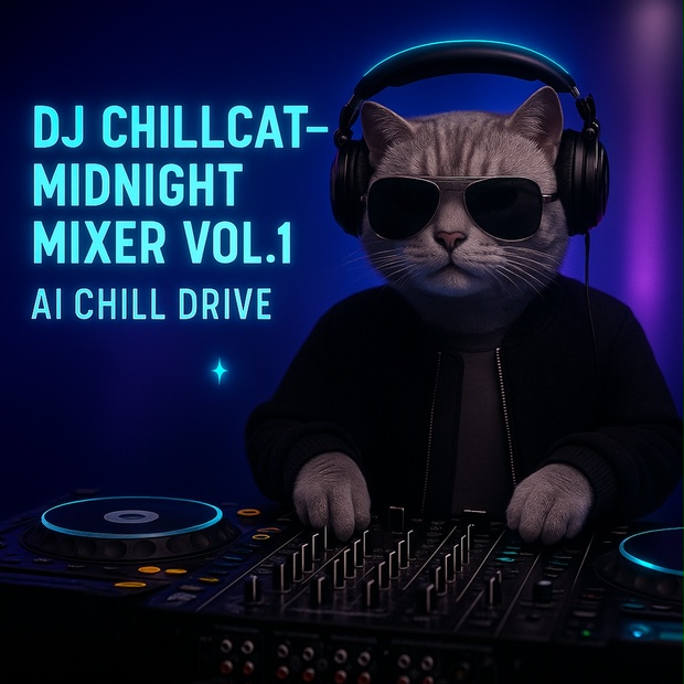 DJ Chillcat Vol.1 - Midnight Mixer - AI CHILL DRIVE - BOOTH