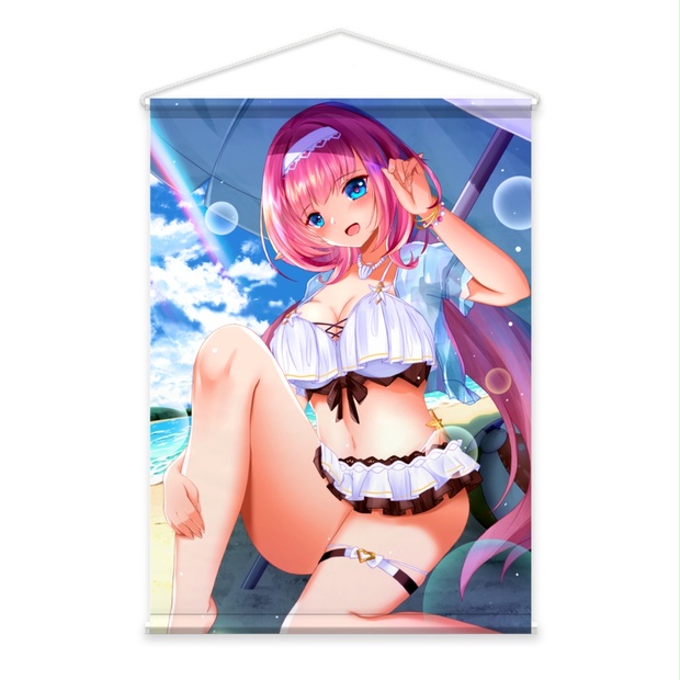 タペストリー「水着エリシア」 - izumisora - BOOTH