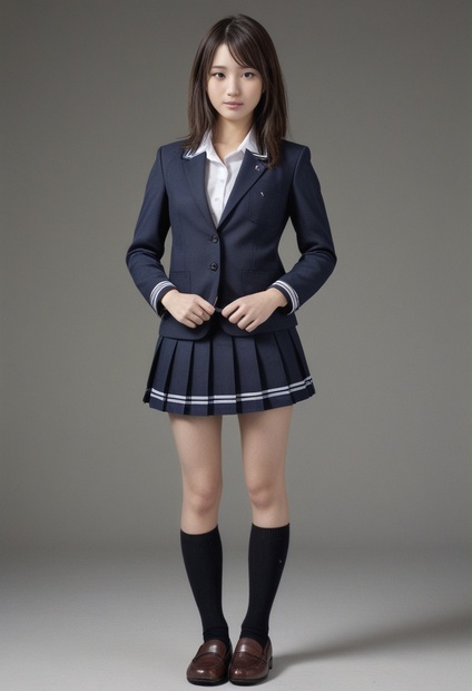 制服女子キャラ素材 vol.1 - Uniform Art Shop - BOOTH