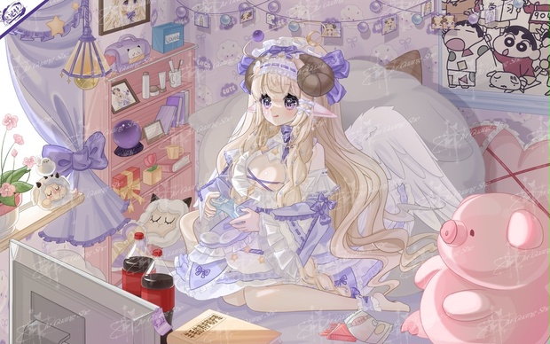 🐑 Sheep Live2D Premade Model - Spotlight Club VT - BOOTH