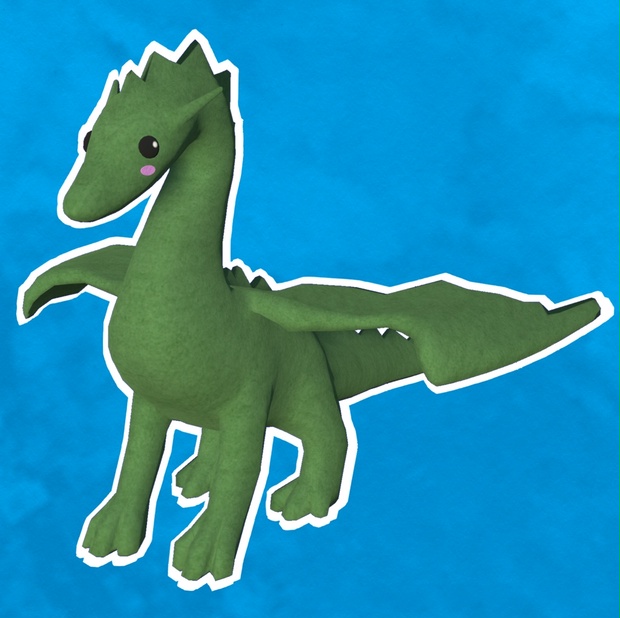 Dragon Plushie /ドラゴンぬいぐるみ - Sleepybara-Rex - BOOTH