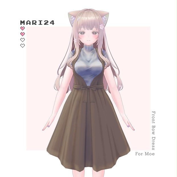 【萌用】リボン付きワンピ - MARI24 - BOOTH
