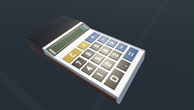 電卓 Working Calculator - Elorg 801 (1978) VRChat Prop - nayukie - BOOTH