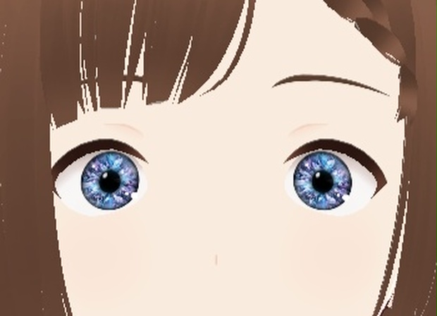 free eye texture for vroid - frost eyes - takumiforge - BOOTH