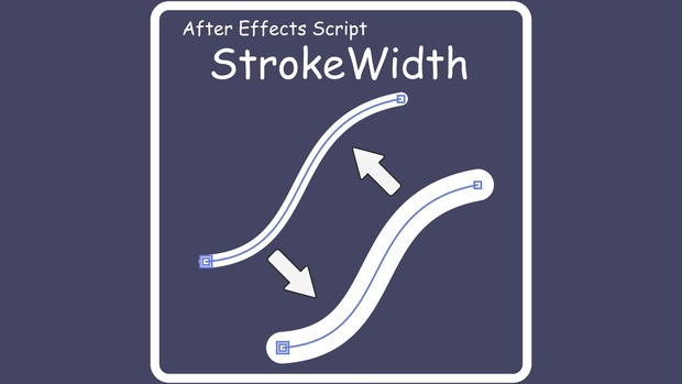 【After Effects スクリプト】StrokeWidth - miya-script - BOOTH