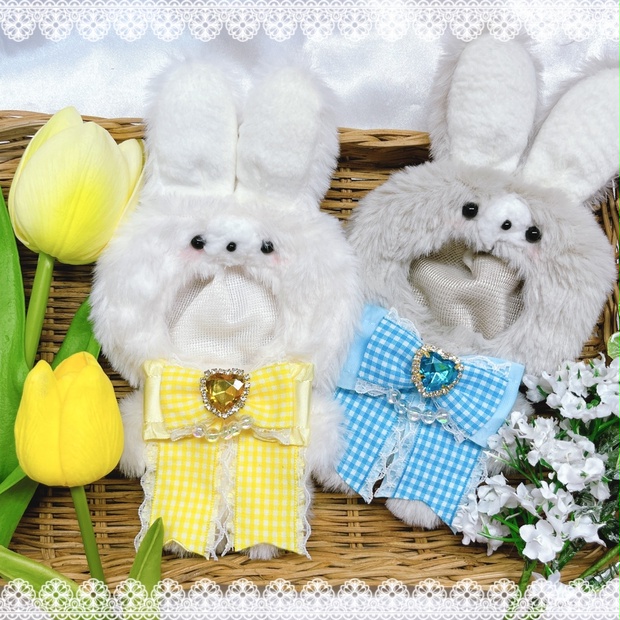 もふもふうさぎ🐰 - dot rabbit - BOOTH