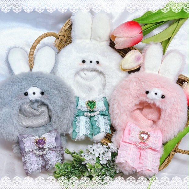 もふもふうさちゃん - dot rabbit - BOOTH