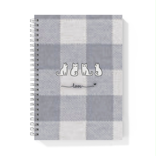 リングノート A5 片面 猫 - umi-33 - BOOTH