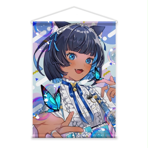 新モデル記念 タペストリー【儚牙紺】 - 儚牙紺-Kurage Kon- - BOOTH