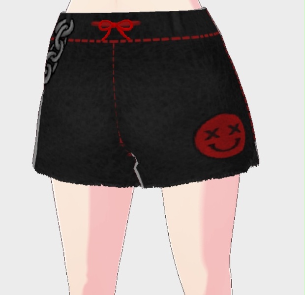 Emo / punk Short Shorts - DarkoPrincess Boutique - BOOTH