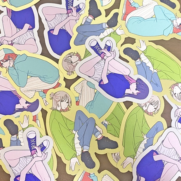 UVステッカー - confetti - BOOTH