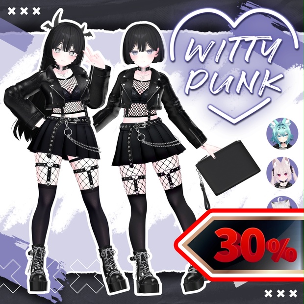 【5アバター対応】Witty_Punk - cherry neru - BOOTH