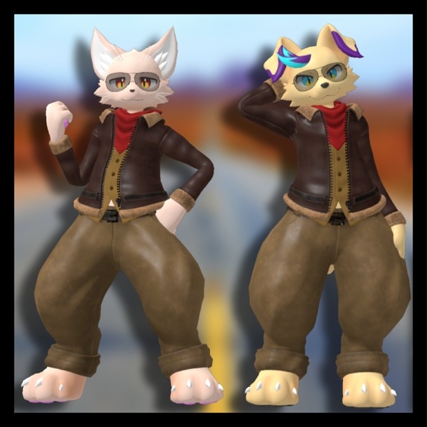 Retro Biker set Kepler and Regulus - lzdjulian - BOOTH