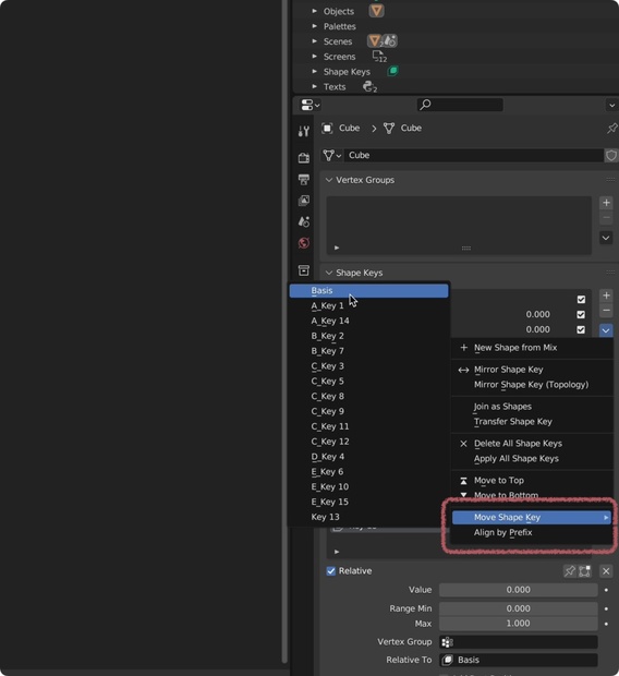[Blender] ShaKe - Shape Keys関連操作の補助ツール - arch4e - BOOTH
