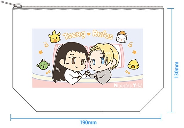 Tseng×Rufus Pouch(sleep ver.)／Overseas shipping - nanairo-yuki - BOOTH