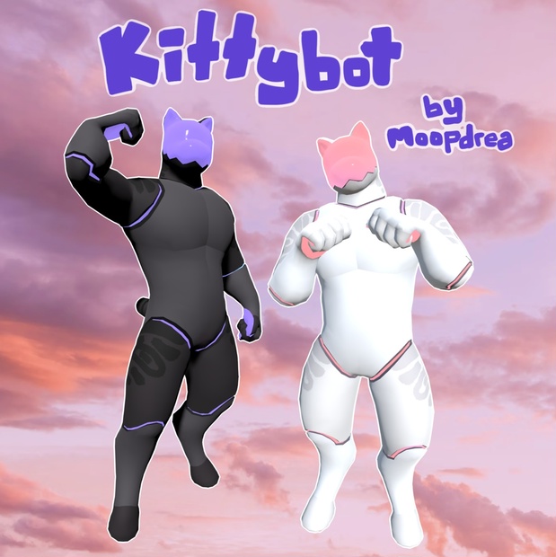 Kittybot VRChat avatar - Moopdrea - BOOTH