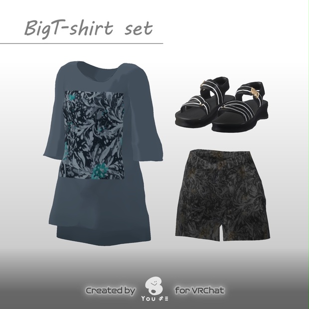 BigT-shirt set[VRChat想定・Setsu/Kizz専用] - You:KIMI - BOOTH