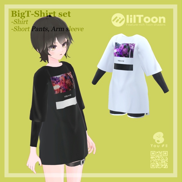BigT-shirt set[VRChat想定・Setsu専用] - You:KIMI - BOOTH