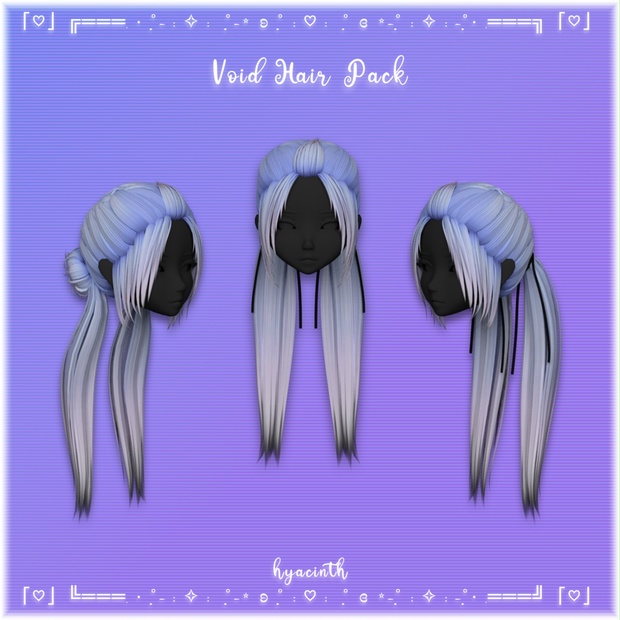 Void Hair Pack - dianthus - BOOTH