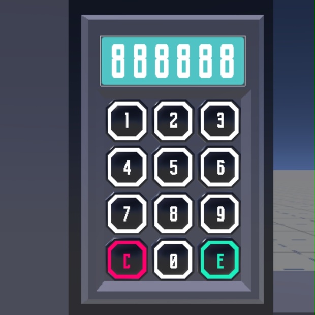 [GT] VRChat Keypad - GimTech - BOOTH