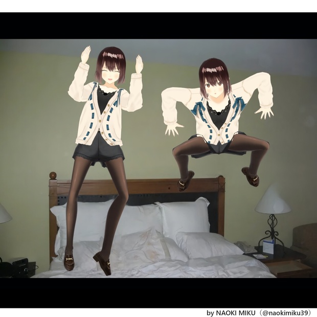 【無料】Unity 首狩り族ギャル ポーズ - NAOKI MIKU - BOOTH
