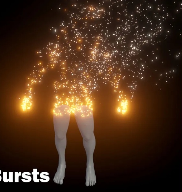 Unity Vfx Graph:model Edges Bursts Ericwang Unity Vfx Artist Booth