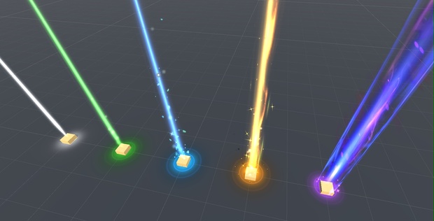 Unity Game VFX - Loot Drop - EricWang(Unity VFX Artist) - BOOTH