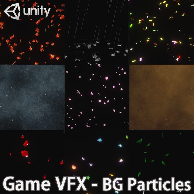 Unity Game VFX - BG Particle Effects - EricWang(Unity VFX Artist) - BOOTH