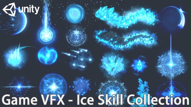 Unity Game VFX - Ice Skill Collection(URP) - EricWang(Unity VFX Artist) - BOOTH
