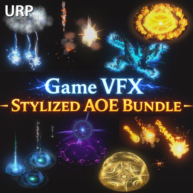 Unity Game VFX - Stylized AOE Bundle(URP) - EricWang(Unity VFX Artist ...